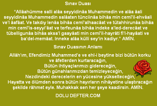 kısa-sınav-duası - Kamu Finans